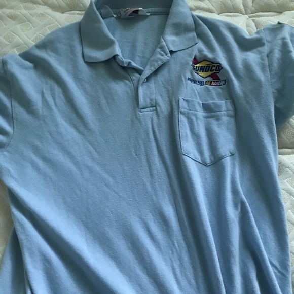 Shirts | Sunoco Nascar Uniform Group Polo Light Blue | Poshmark